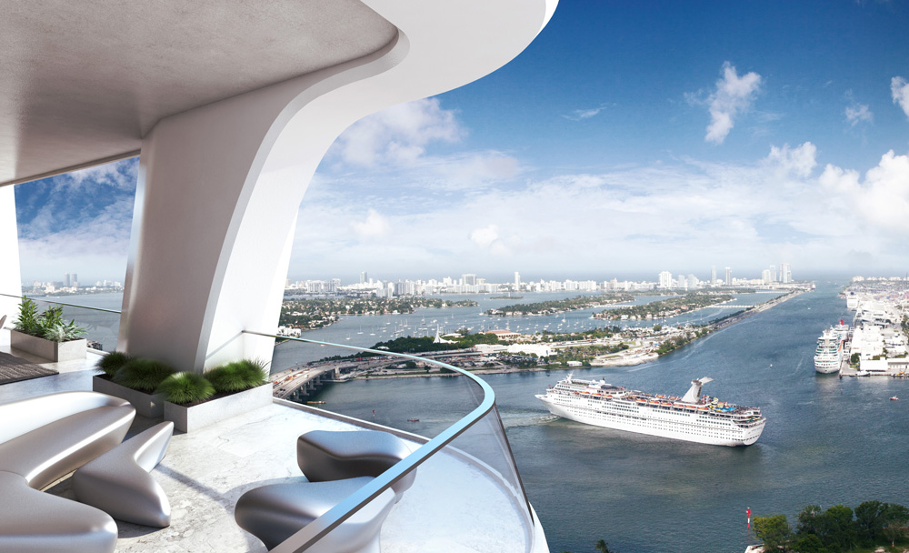 An Exclusive look at the apartments in Zaha Hadid's Miami Skyscraper ...